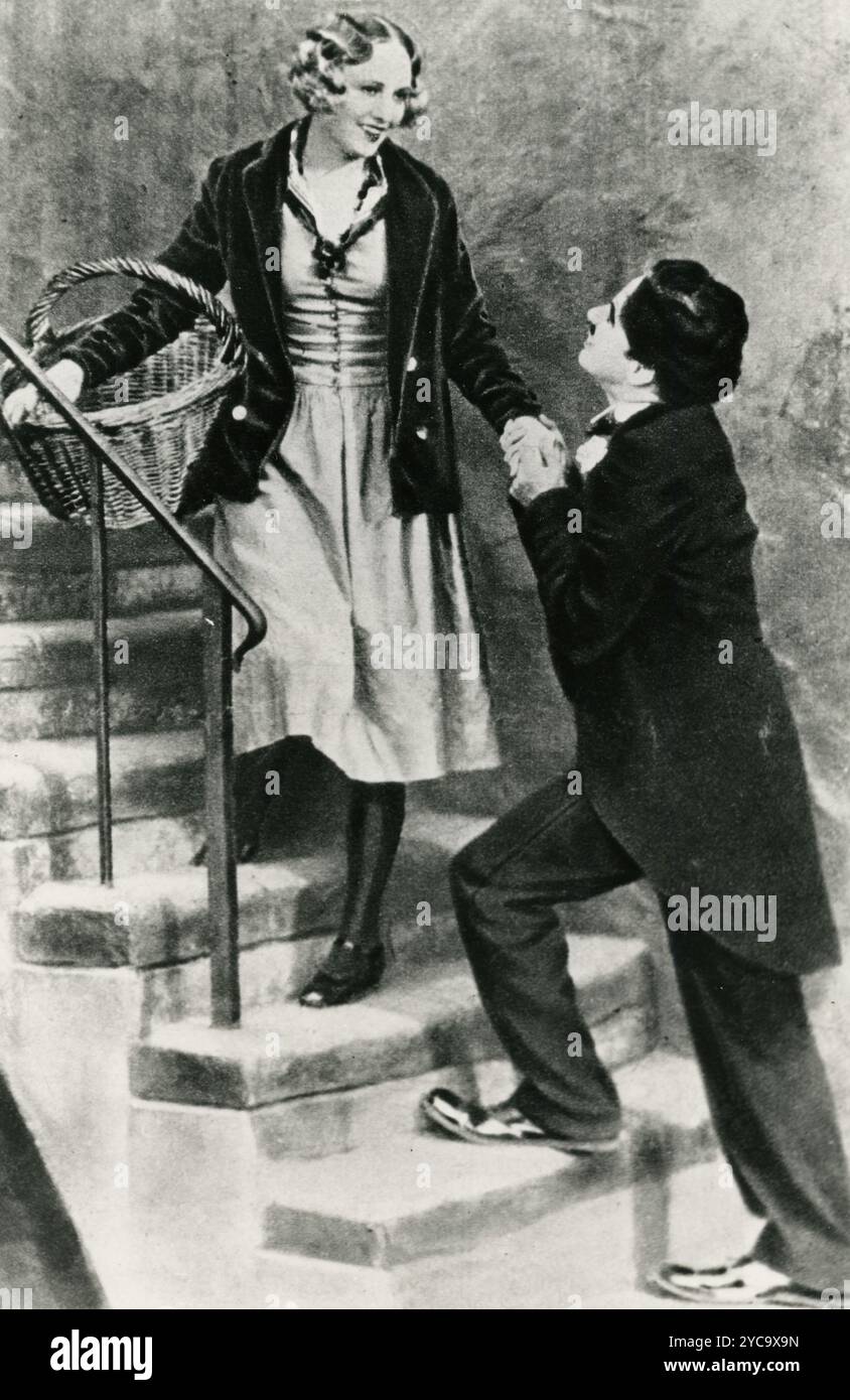British actor Charlie Chaplin and actress Virginia Cherrill in the ...