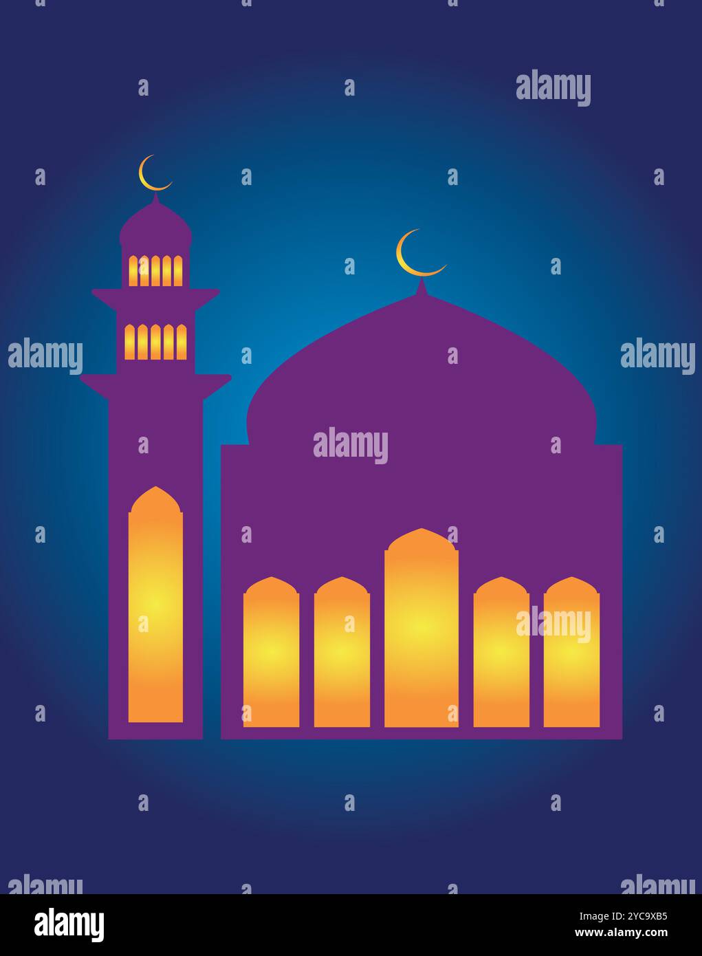 Islamic architecture vector vectors hi-res stock photography and images ...