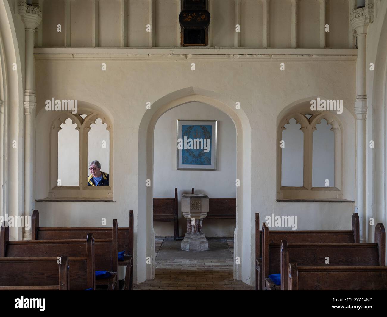 Interior of the 15th century Lady Chapel, Holy Trinity church, Long ...