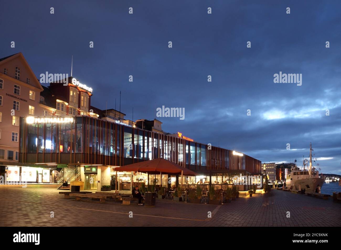 The Mathallen Fish Market, restaurant and tourist information centre ...