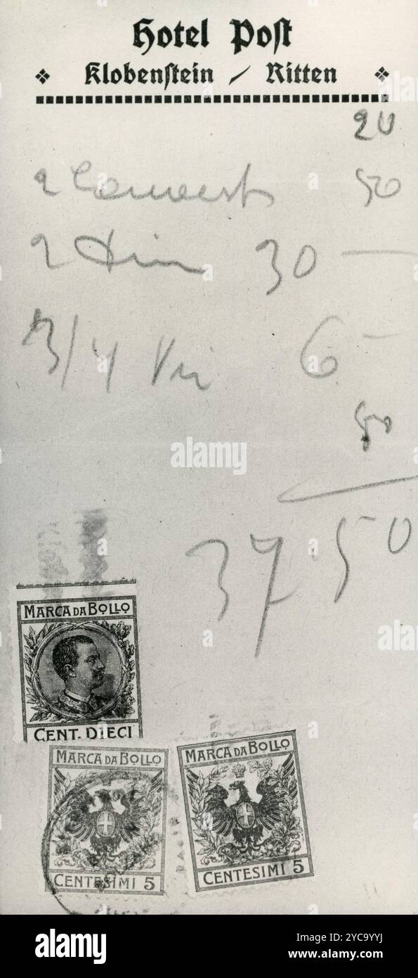 Hotel invoice hi-res stock photography and images - Alamy