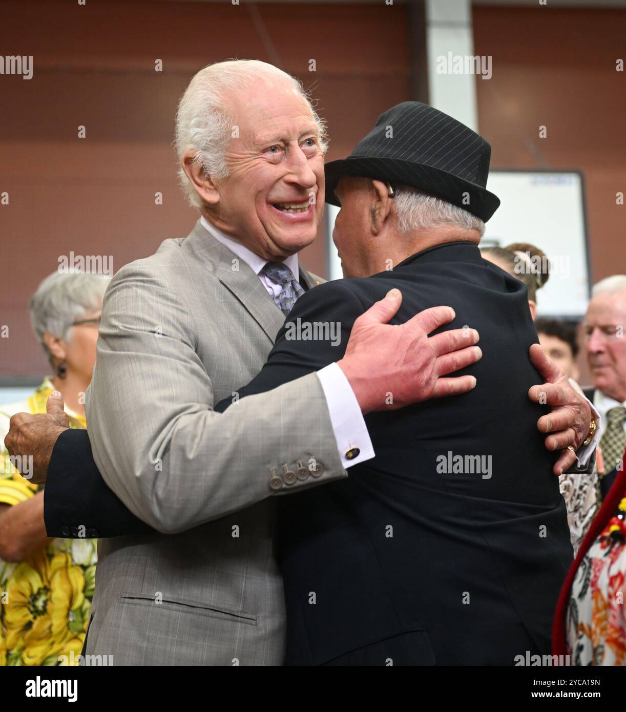 King Charles III meets with members of the indigenous community ...