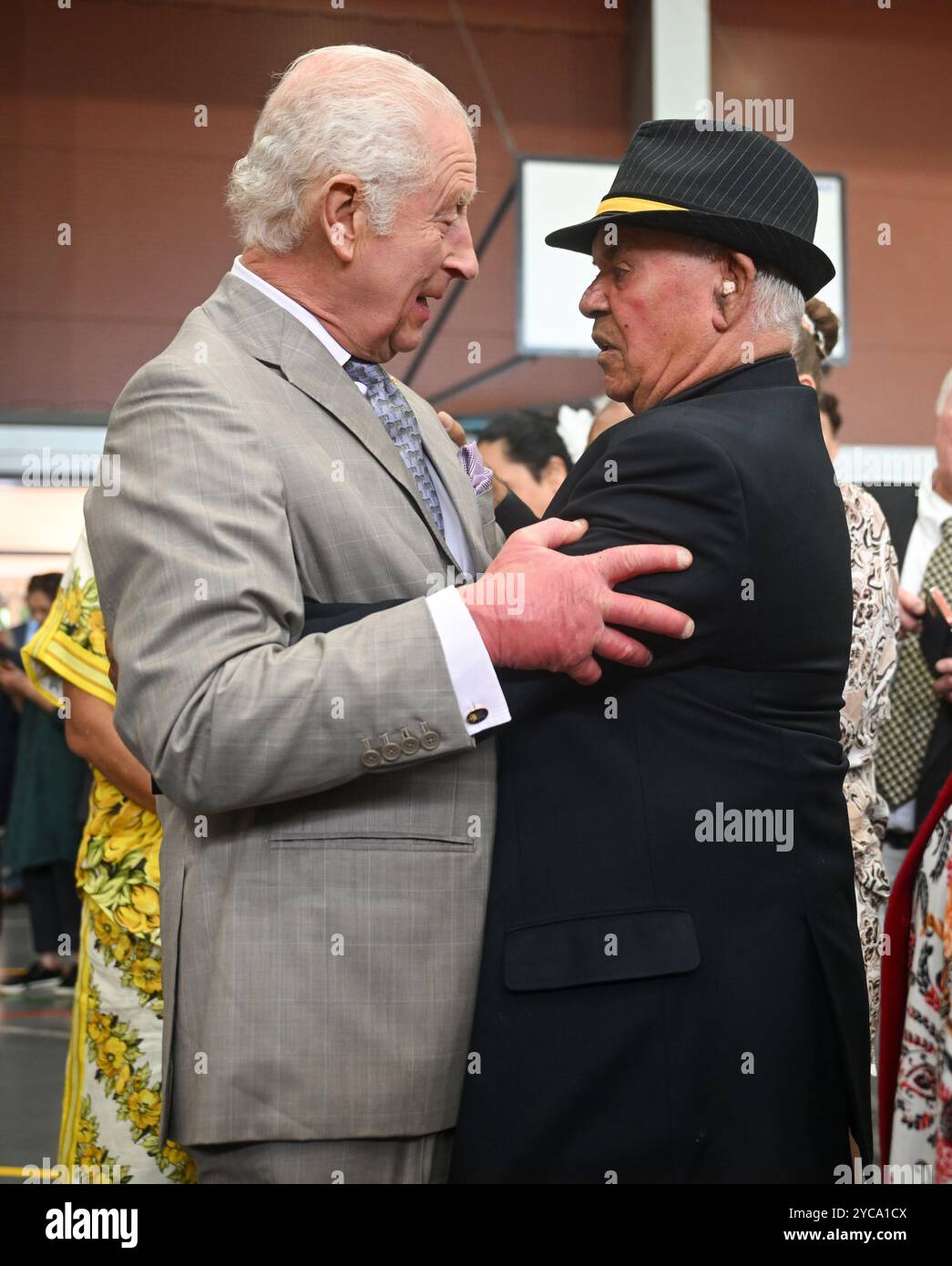 King Charles III meets with members of the indigenous community ...