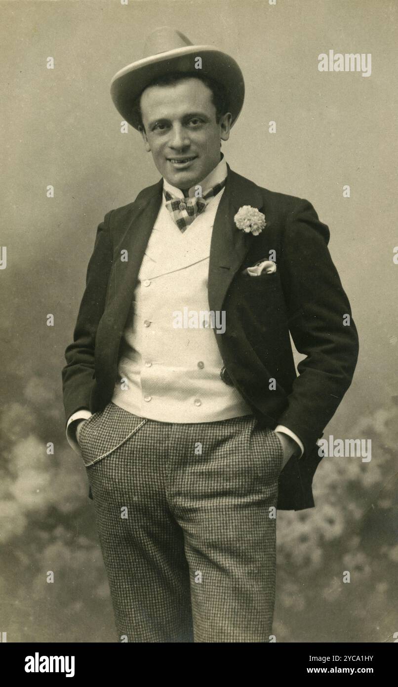 Italian actor and transformer Leopoldo Fregoli, 1900s Stock Photo - Alamy