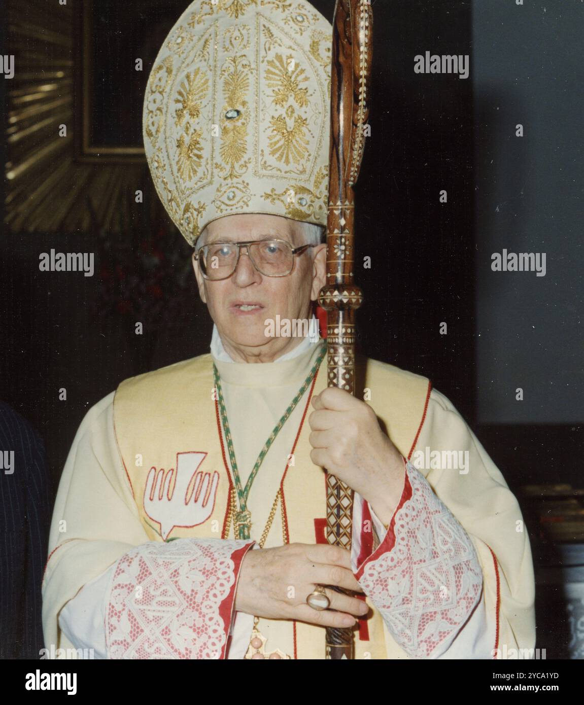High catholic priest, Vatican City 1980s Stock Photo - Alamy