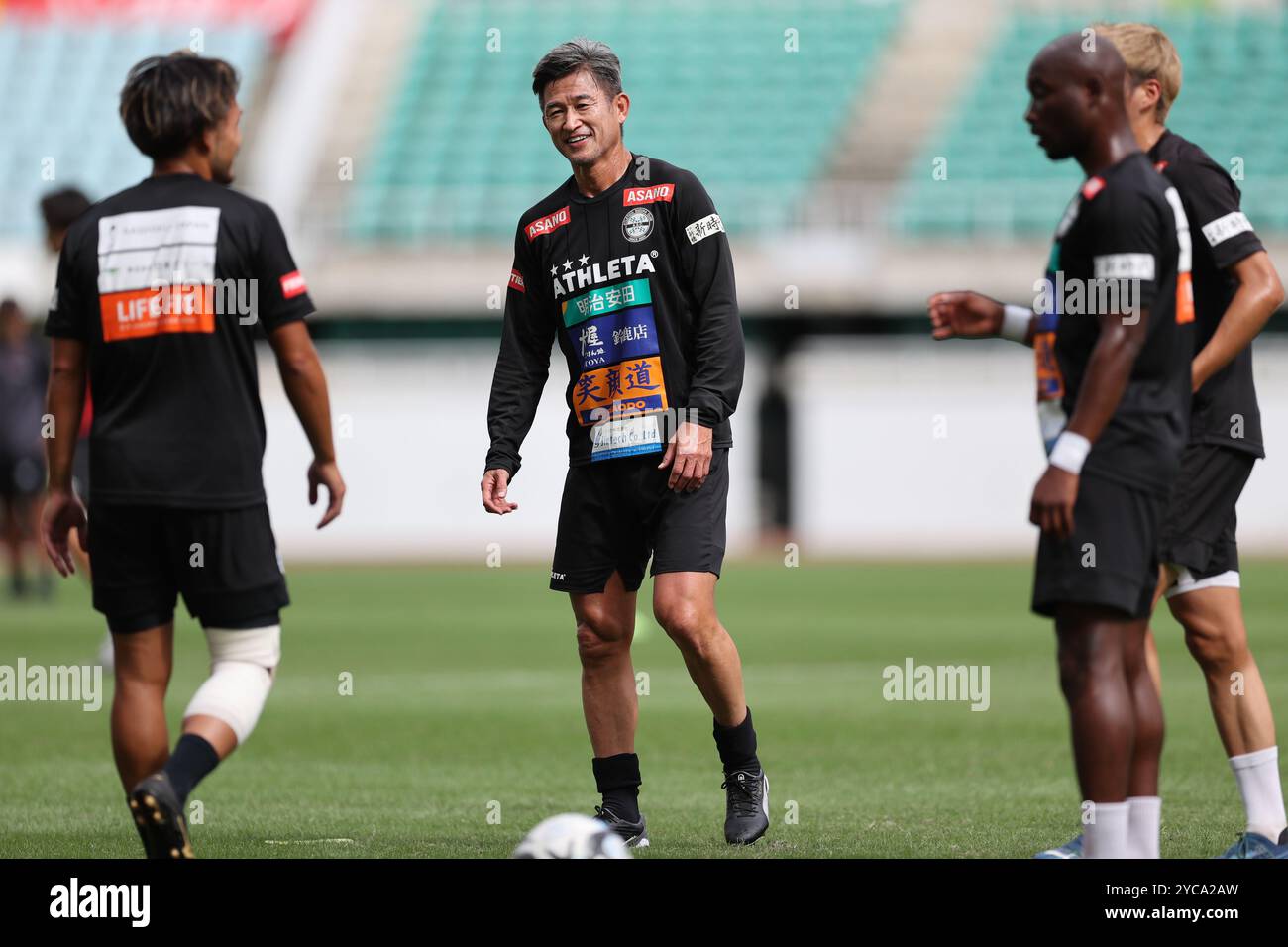 Kazuyoshi Miura (), OCTOBER 19, 2024 - Japan Football League 2024 match ...