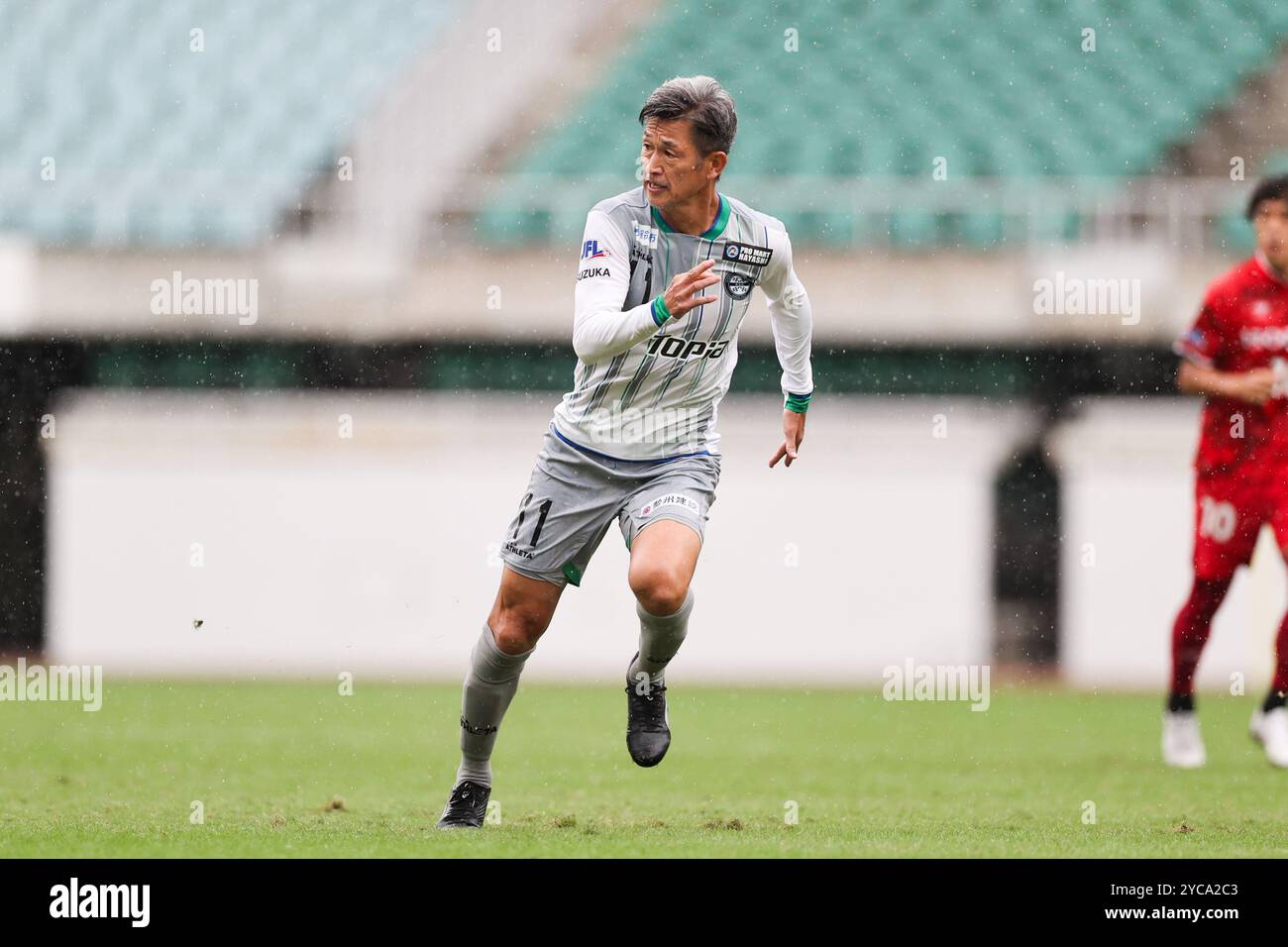 Kazuyoshi Miura (), OCTOBER 19, 2024 - Japan Football League 2024 match ...