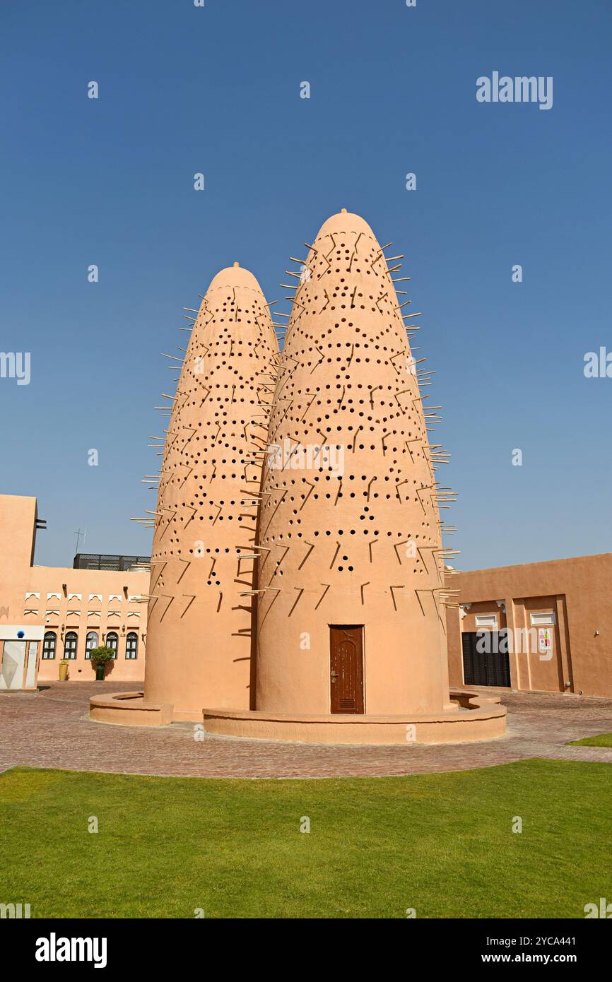 Pigeon Towers, massive clay birdhouses that help keep birds cool in the ...
