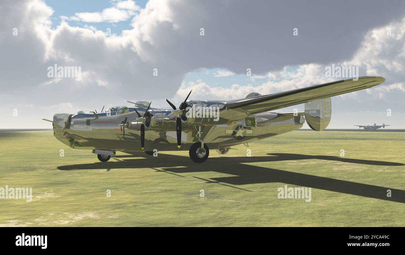American heavy bomber of World War 2 Stock Photo - Alamy