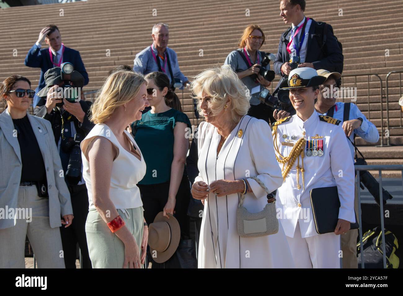 Sydney, Australia. 22nd October 2024. King Charles III and Queen ...