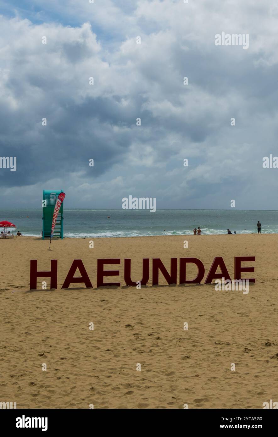 Panorama view haeundae beach hi-res stock photography and images - Alamy