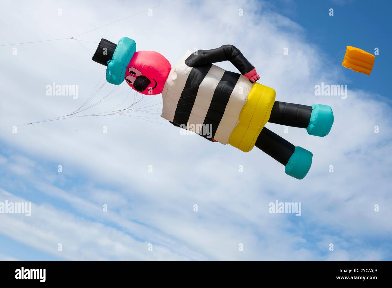 Kites being flown at the St Anne's International Kite Festival held on ...