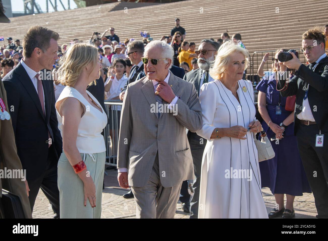 Sydney, Australia. 22nd October 2024. King Charles III and Queen ...
