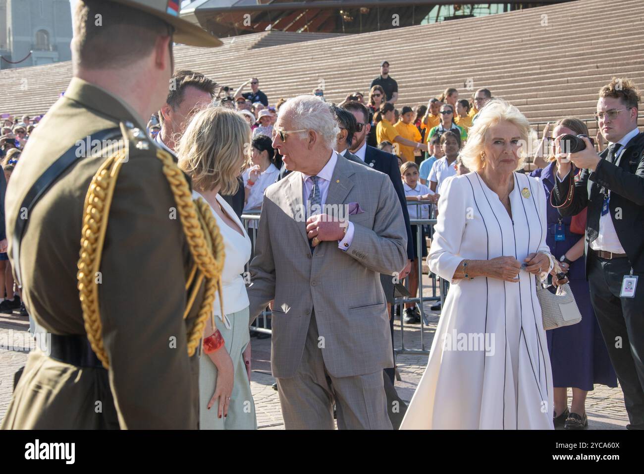 Sydney, Australia. 22nd October 2024. King Charles III and Queen ...