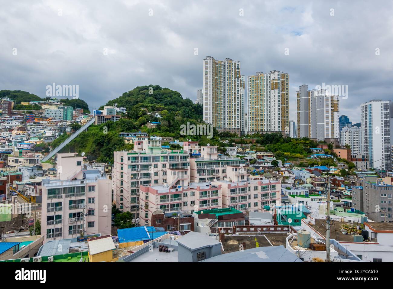 Panoramic view of Busan, Korea from Lee Jungseob Street Stock Photo - Alamy