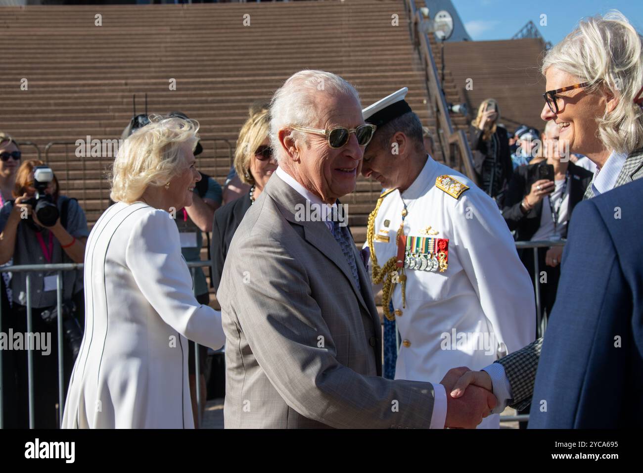 Sydney, Australia. 22nd October 2024. King Charles III and Queen ...
