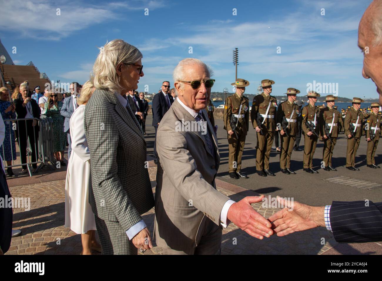 Sydney, Australia. 22nd October 2024. King Charles III and Queen ...