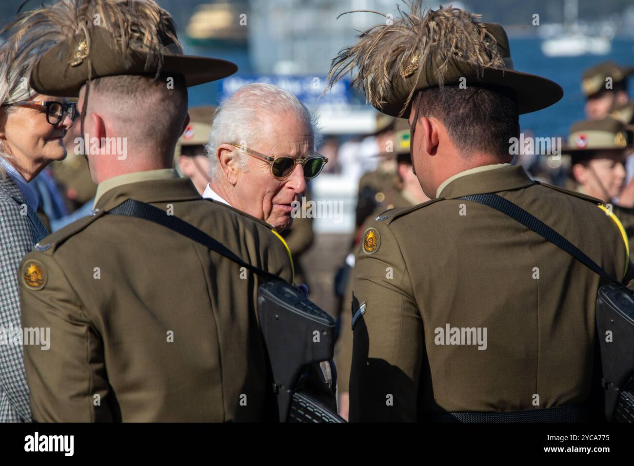 Sydney, Australia. 22nd October 2024. King Charles III and Queen ...