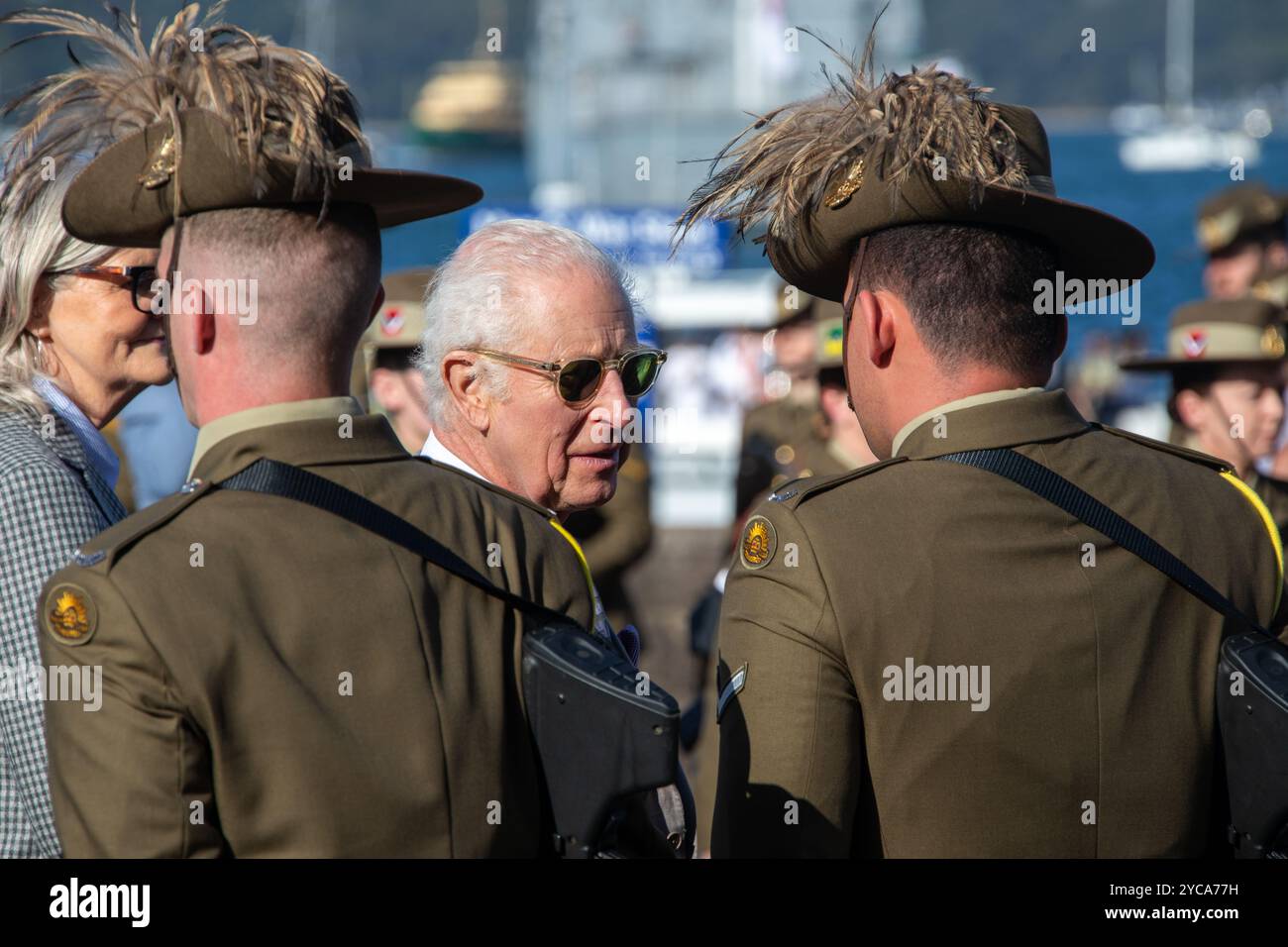 Sydney, Australia. 22nd October 2024. King Charles III and Queen ...
