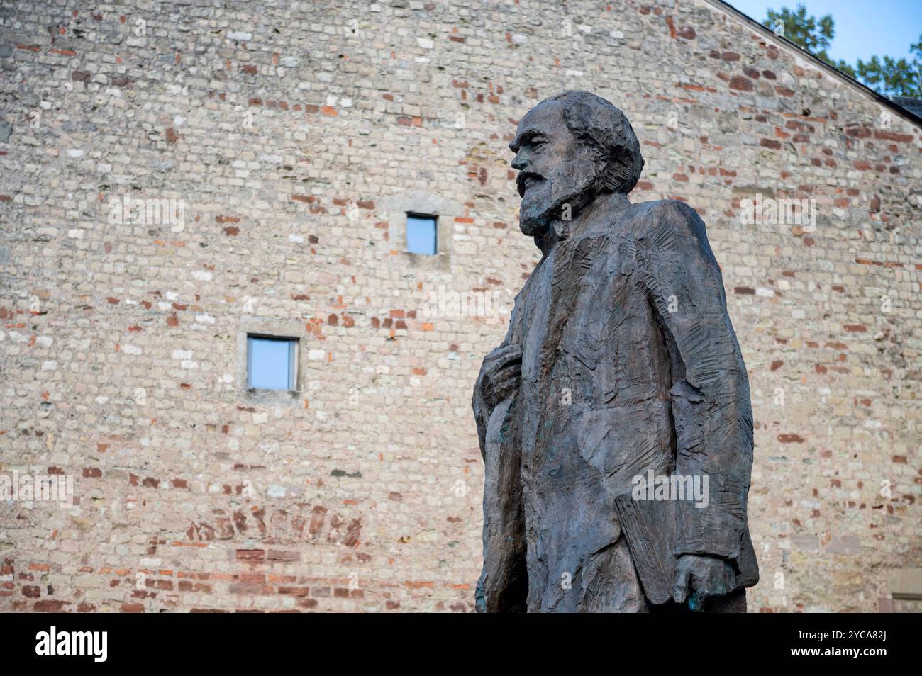 Trier Germany 2nd October 2024 Statue of Karl Marx. Marx was born in ...