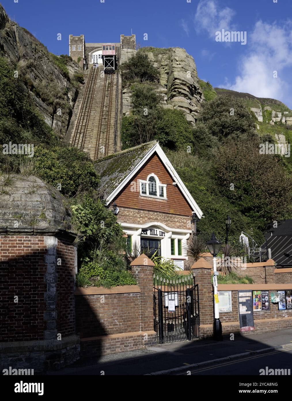 East Hill Lift - East Cliff Railway - Hastings Old Town, Hastings, East ...