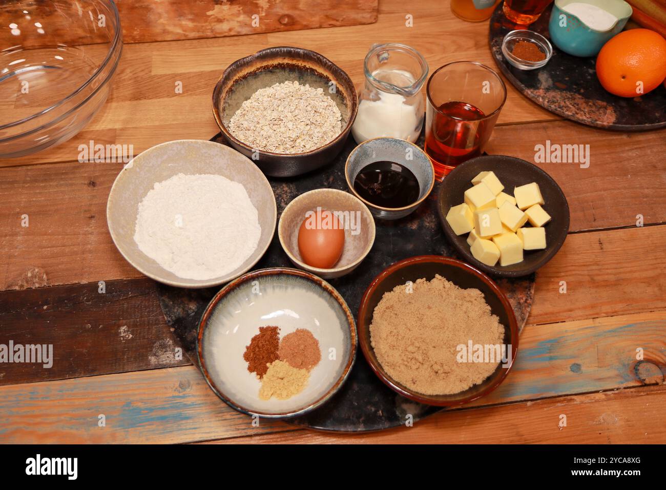 A lot of cooking ingredient ready to be cooked with in a kitchen to ...