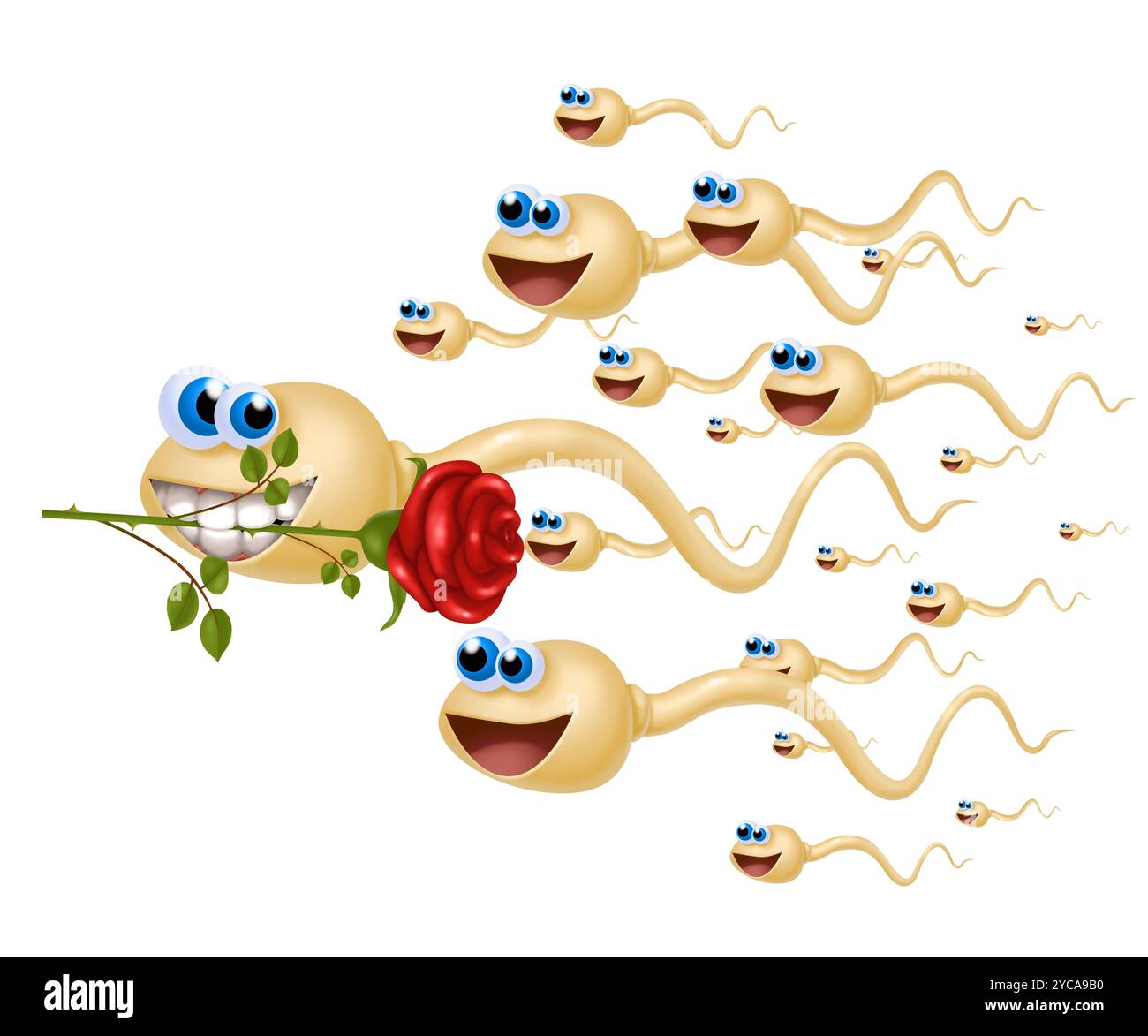 Spermatozoo Cut Out Stock Images & Pictures - Alamy