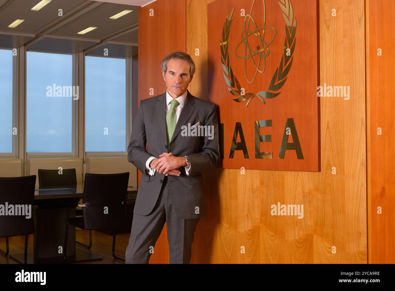 IAEA Director General Rafael Mariano Grossi in his office, Vienna ...