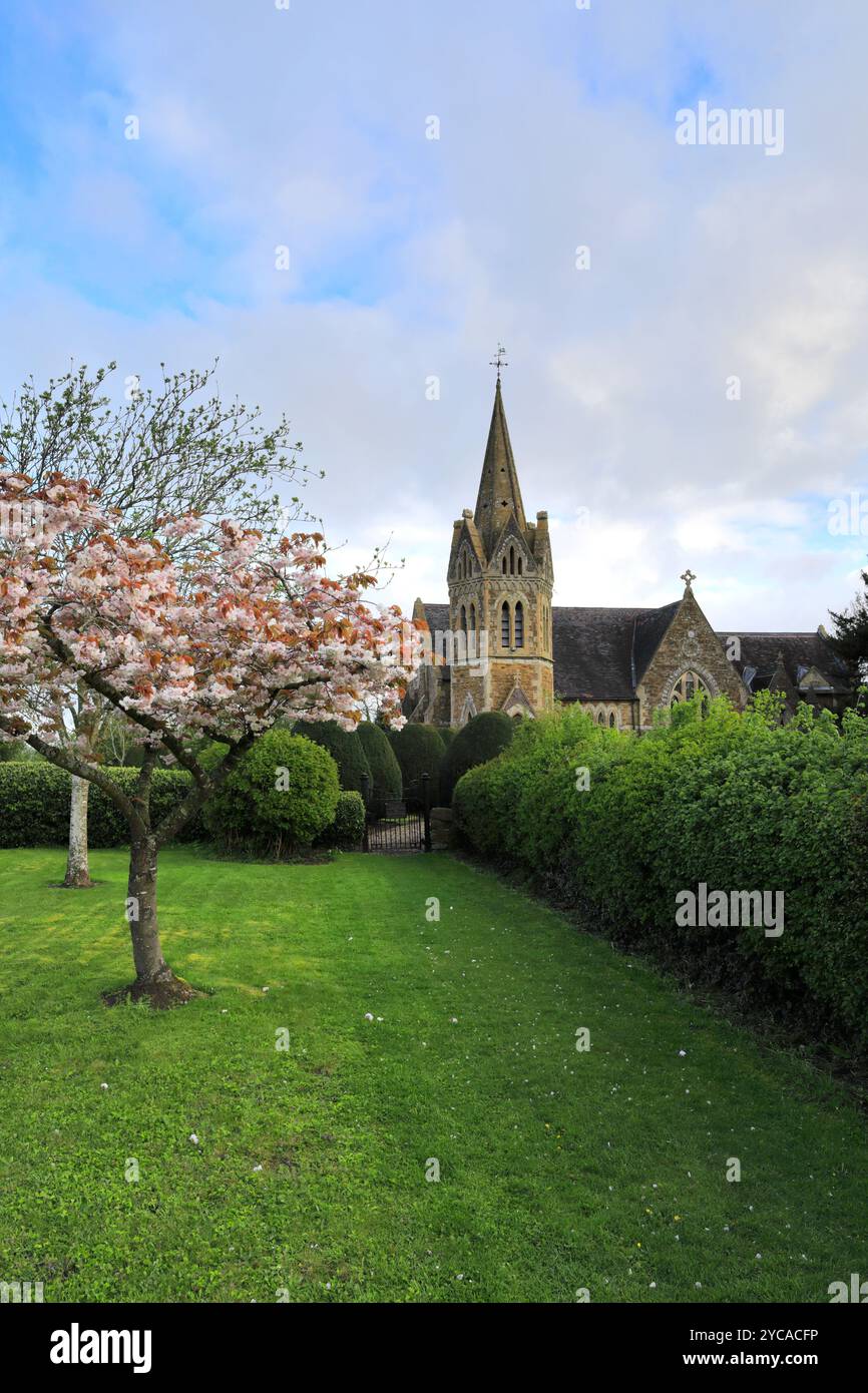 St Johns church, Lower Shuckburgh village, Warwickshire, England, UK ...