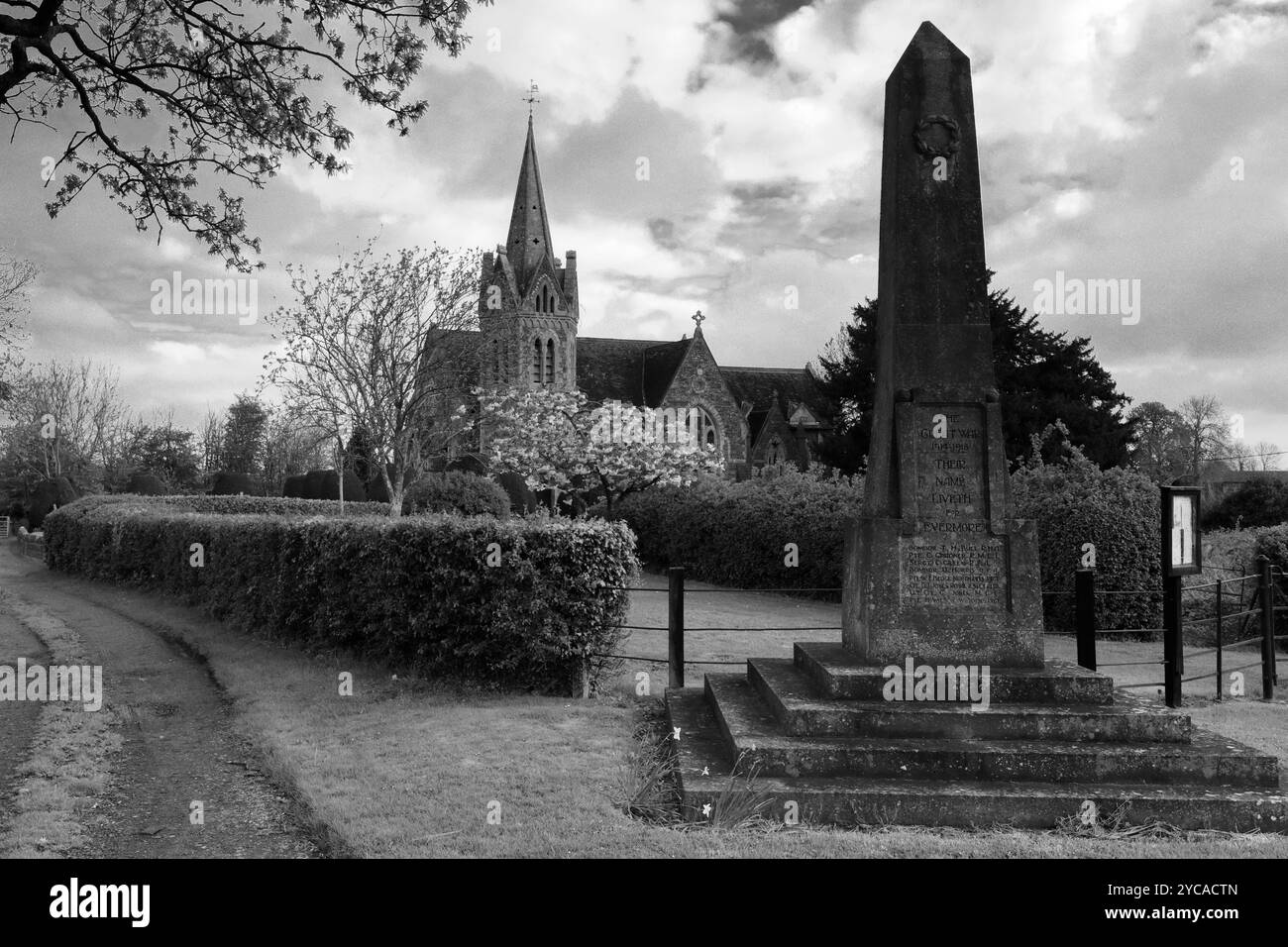 St Johns church, Lower Shuckburgh village, Warwickshire, England, UK ...