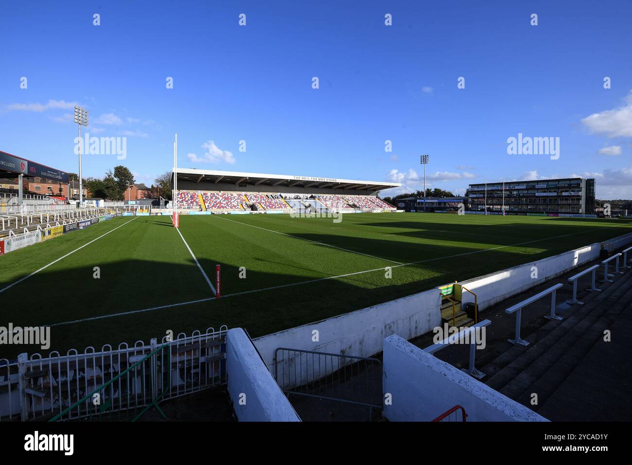 Wakefield, England - 19th October 2024 - DIY Kitchens Stadium, general ...