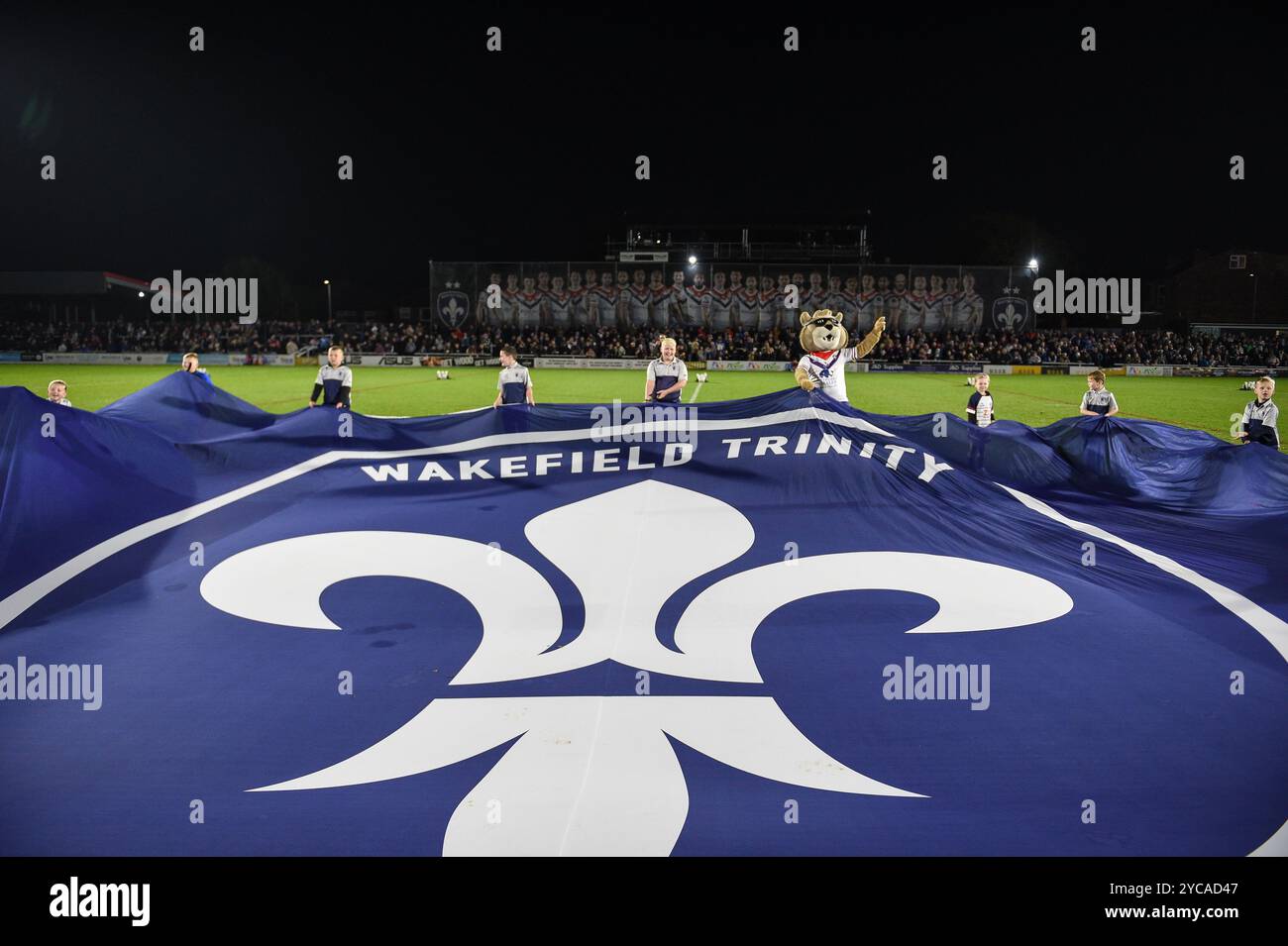 Wakefield, England - 19th October 2024 - Wakefield Trinity mascots ...