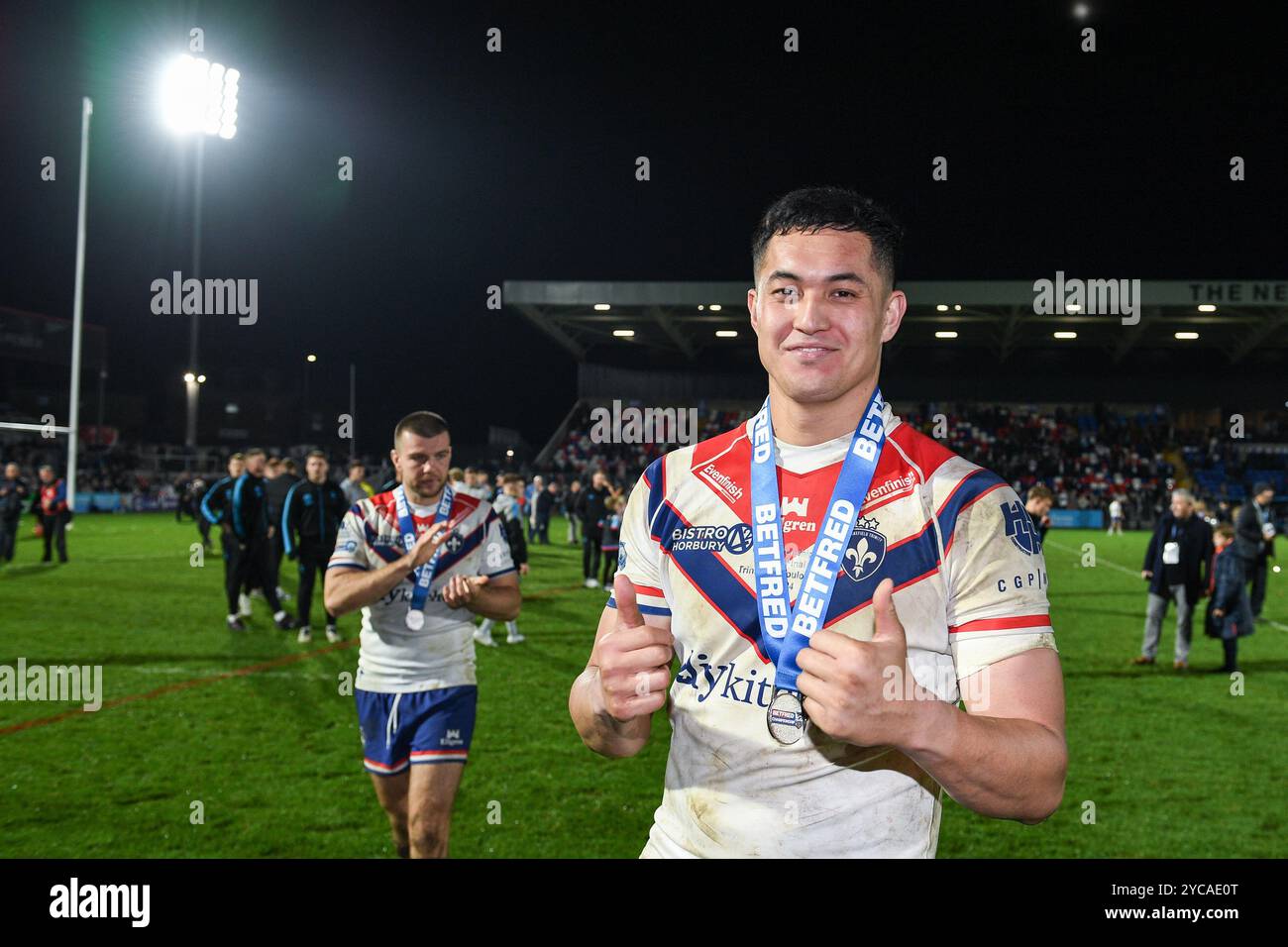 Wakefield, England - 19th October 2024 - Wakefield Trinity's Isiah ...