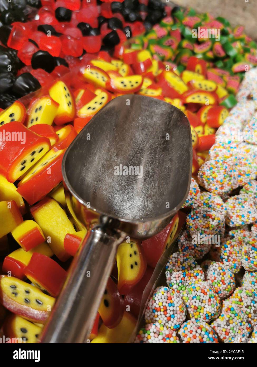 jelly unhealthy candy as nice color food background Stock Photo - Alamy