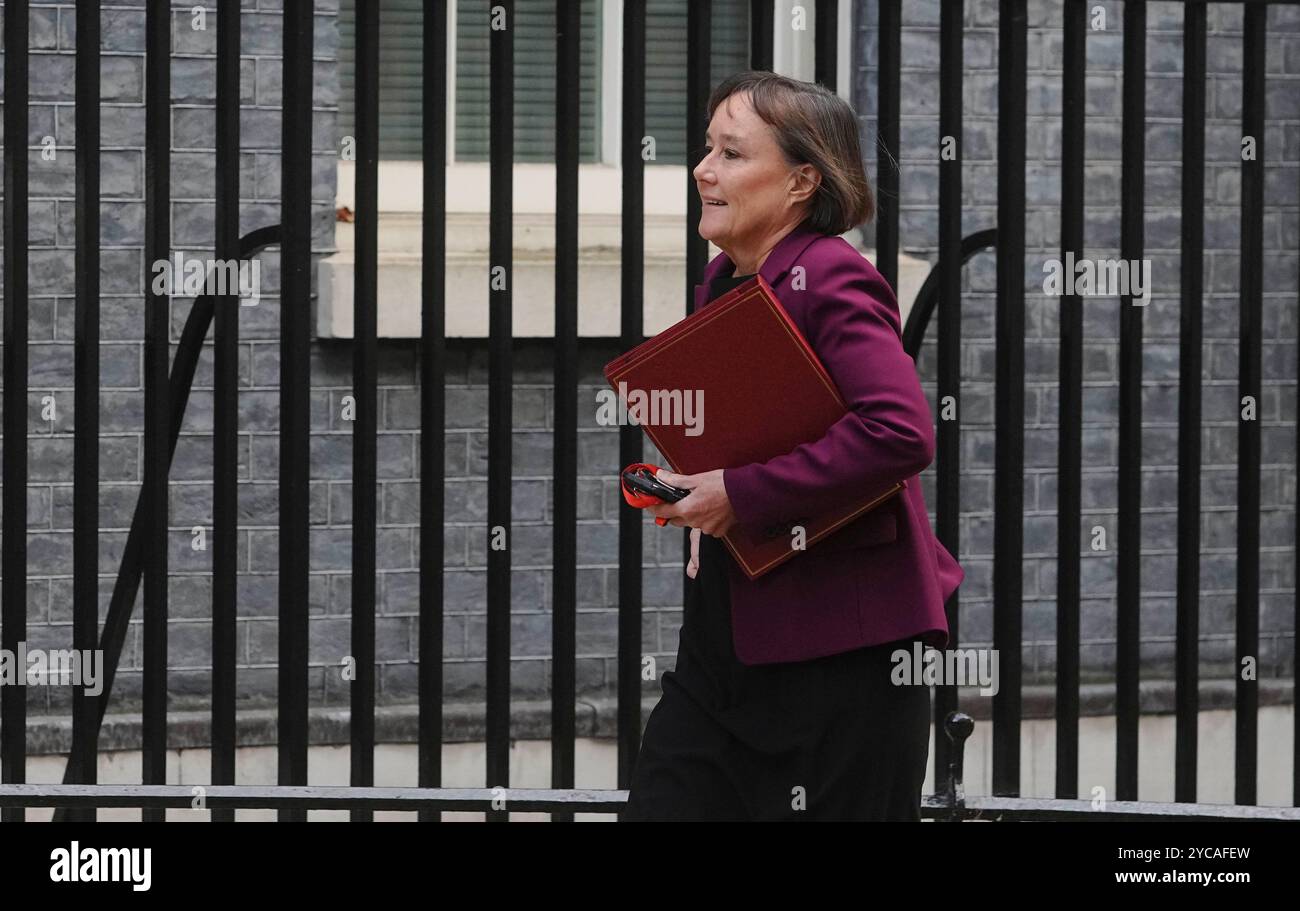 Welsh Secretary Jo Stevens arrives in Downing Street, London, for a ...