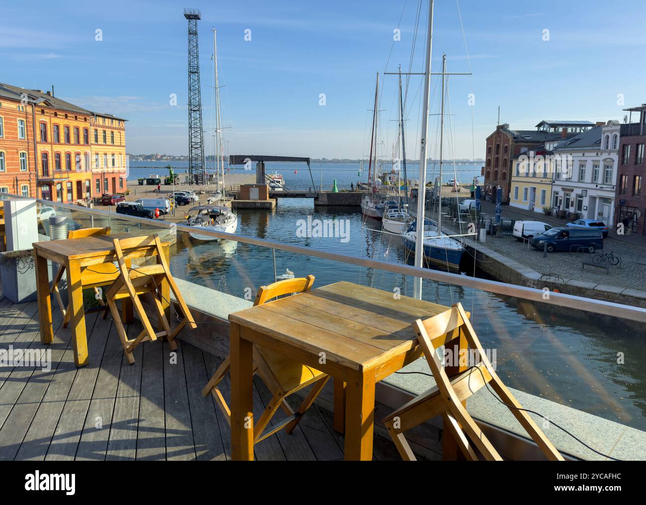 Port of Stralsund on the Baltic Sea in Germany Stock Photo - Alamy