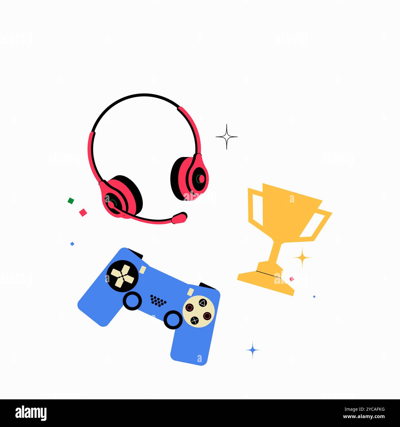 Xbox controller and headset hi-res stock photography and images - Alamy