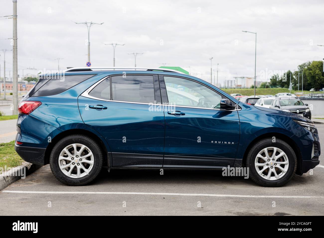 Minsk, Belarus, October 22, 2024 - Modern Chevrolet Equinox - compact ...
