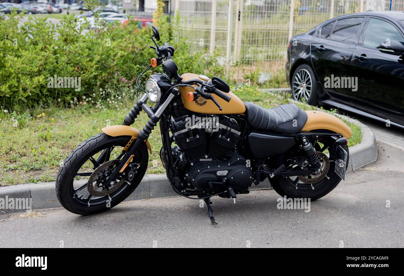 Minsk, Belarus, October 22, 2024 - Modern Harley-Davidson Iron ...