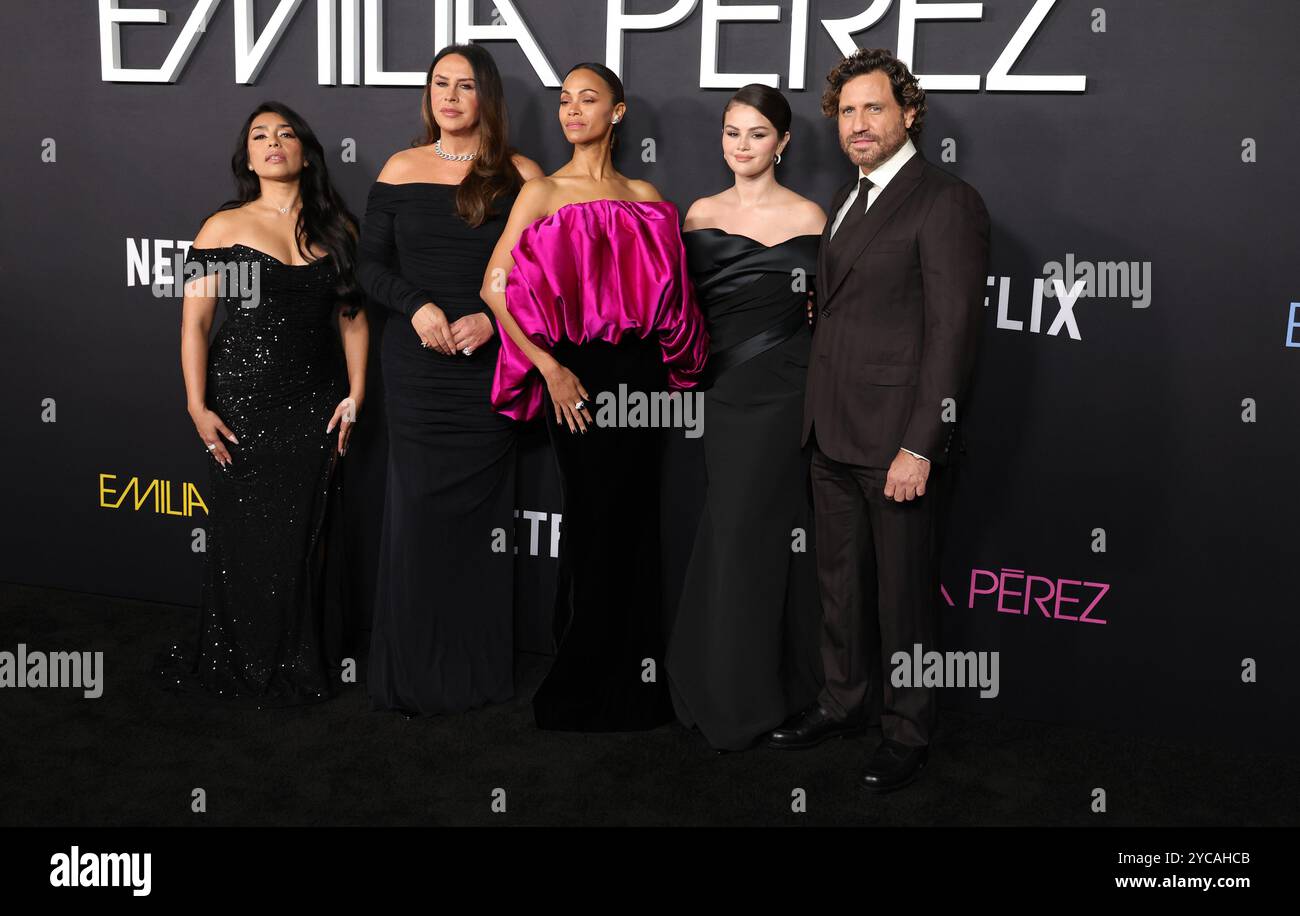 Los Angeles, Ca. 21st Oct, 2024. Adriana Paz, Karla Sofía Gascón, Zoe ...