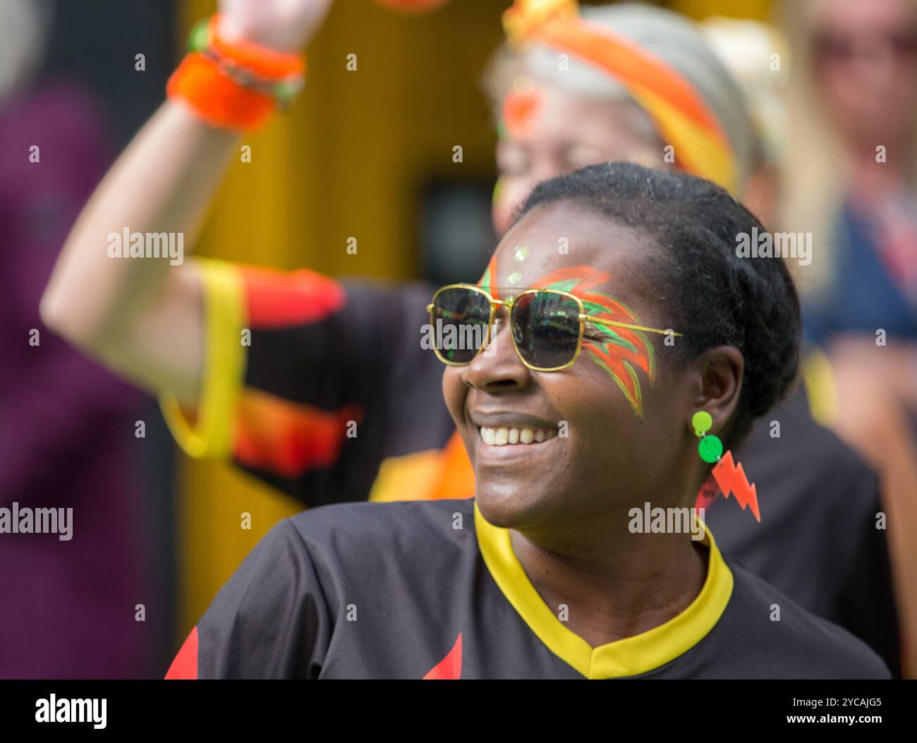 The Samba Espirito Drumming Band from Lancaster performing in Kendal ...