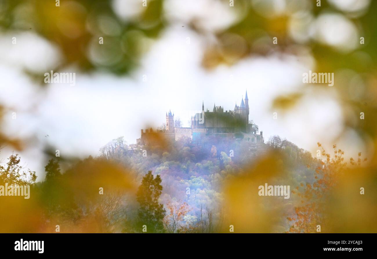 Beuren, Germany. 22nd Oct, 2024. Hohenzollern Castle near Hechingen ...