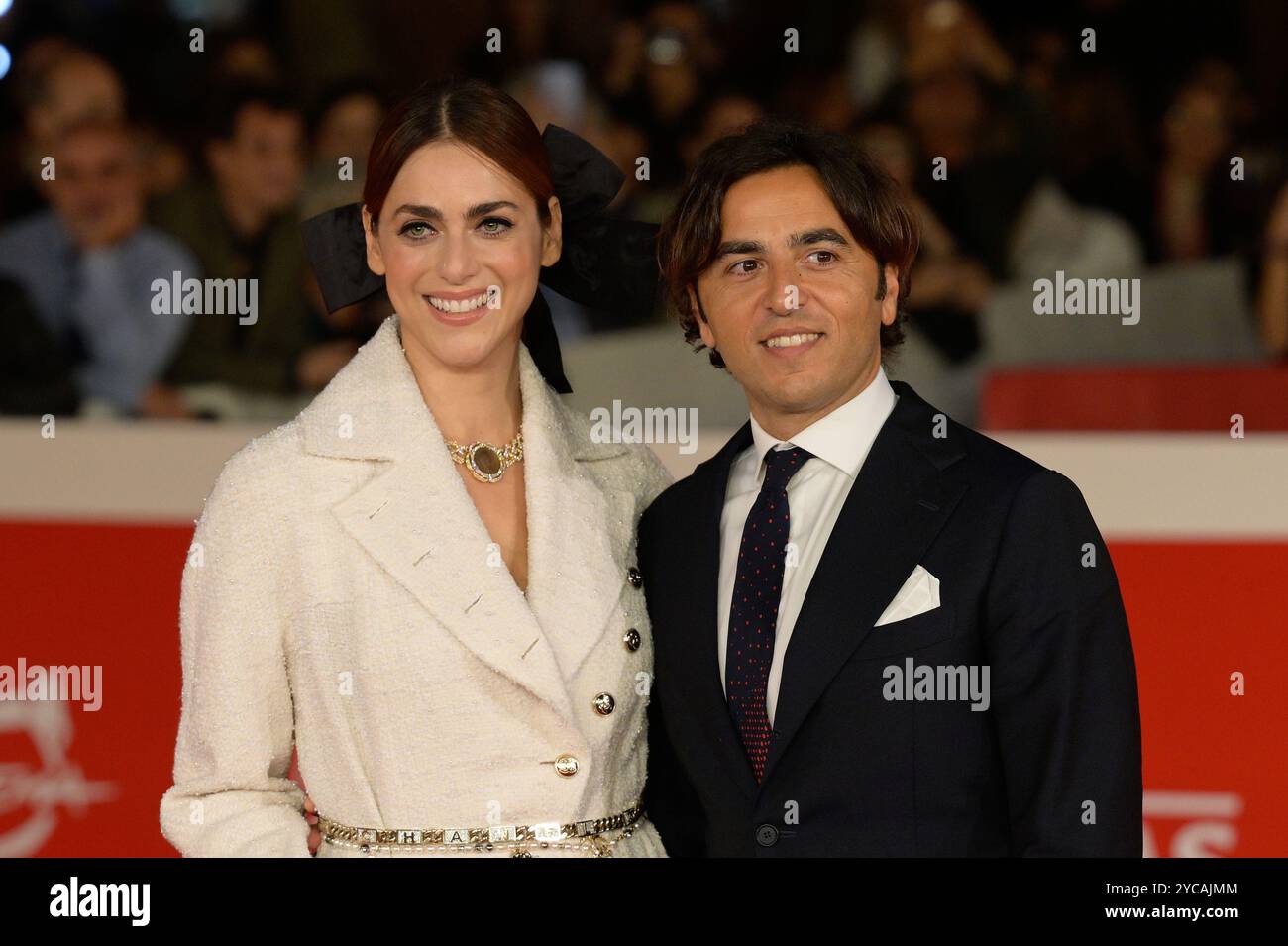 Miriam Leone and Paolo Carullo attends the Red Carpet of the movie ...