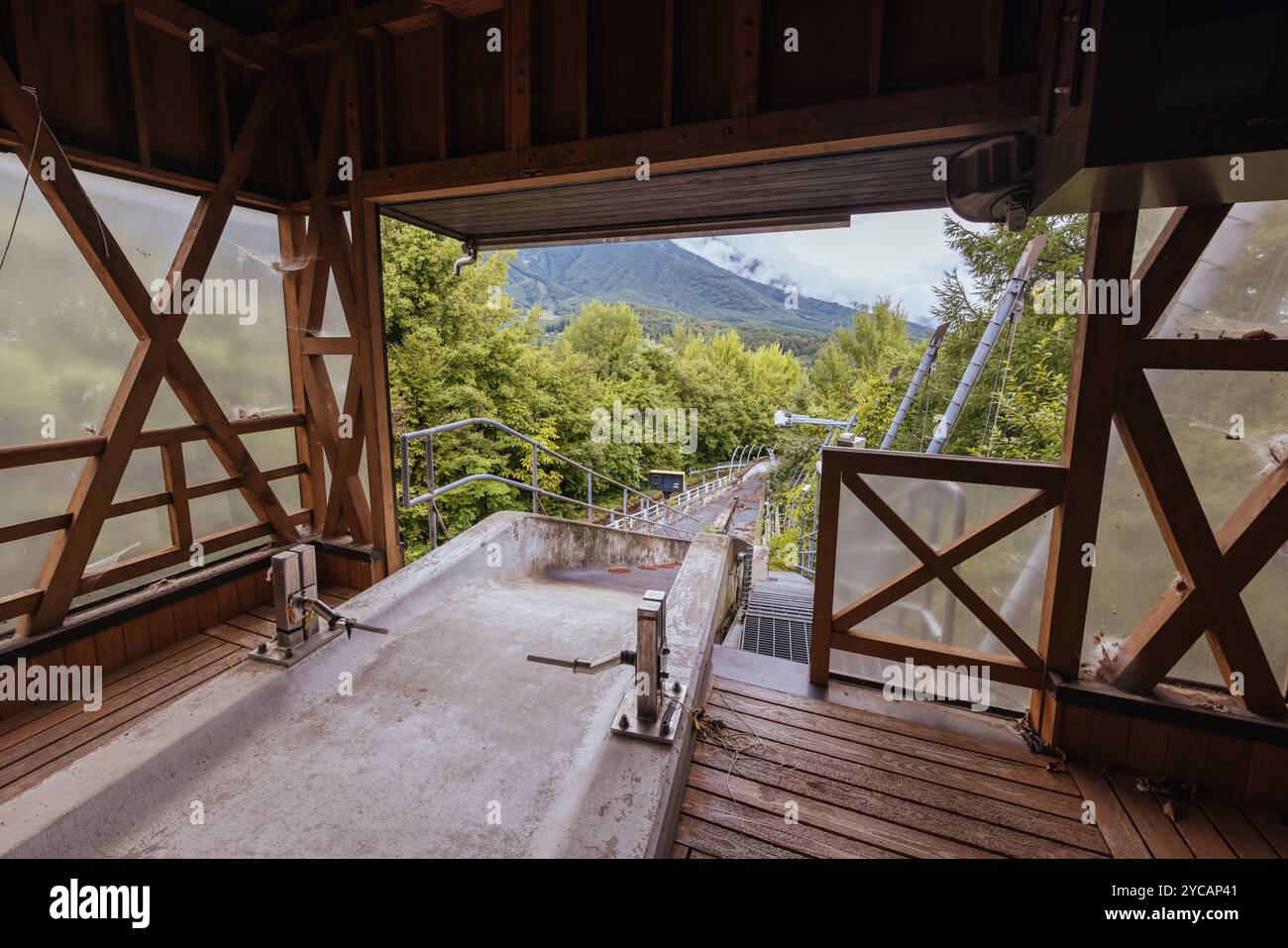 Abandoned bobsleigh track in hi-res stock photography and images - Alamy
