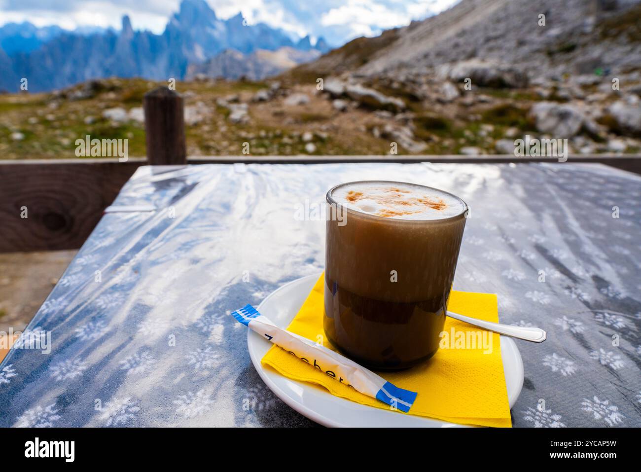 Drink coffee in mountains hi-res stock photography and images - Alamy