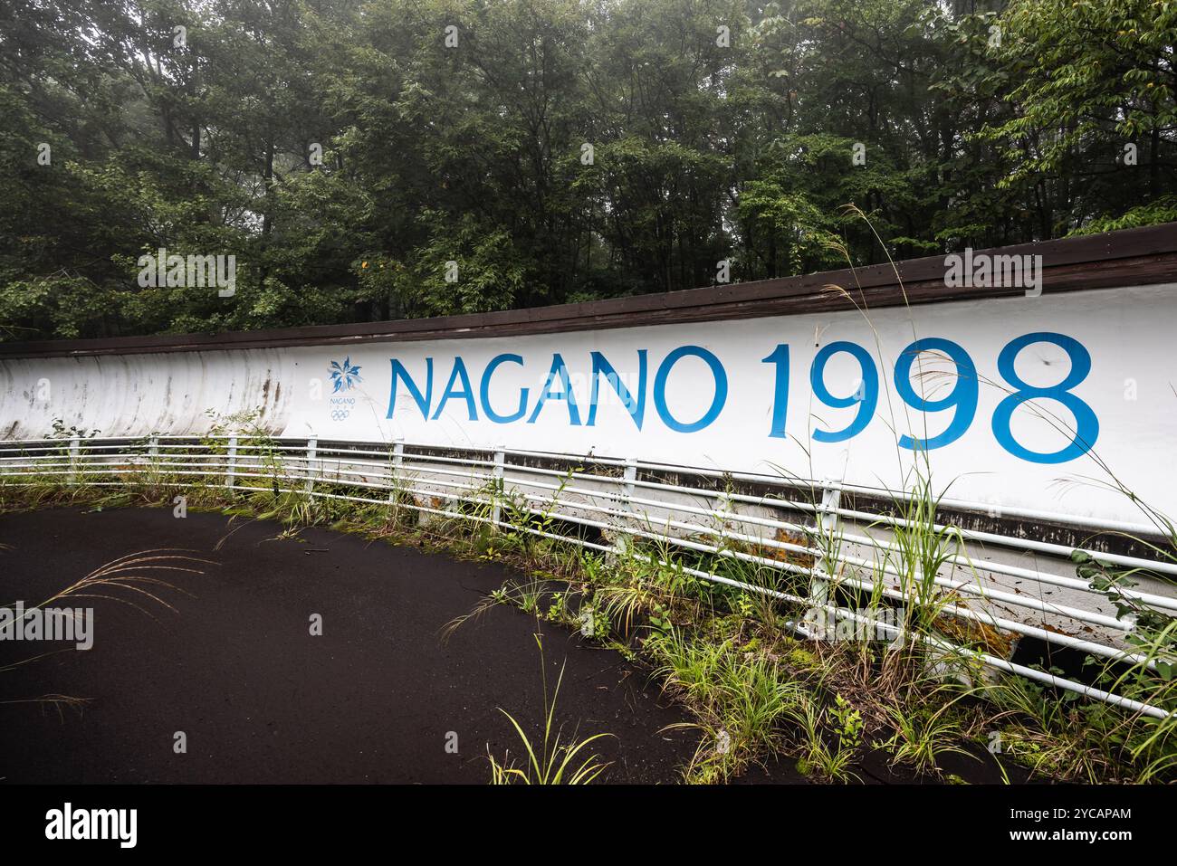 Nagano bobsleigh luge park hi-res stock photography and images - Alamy