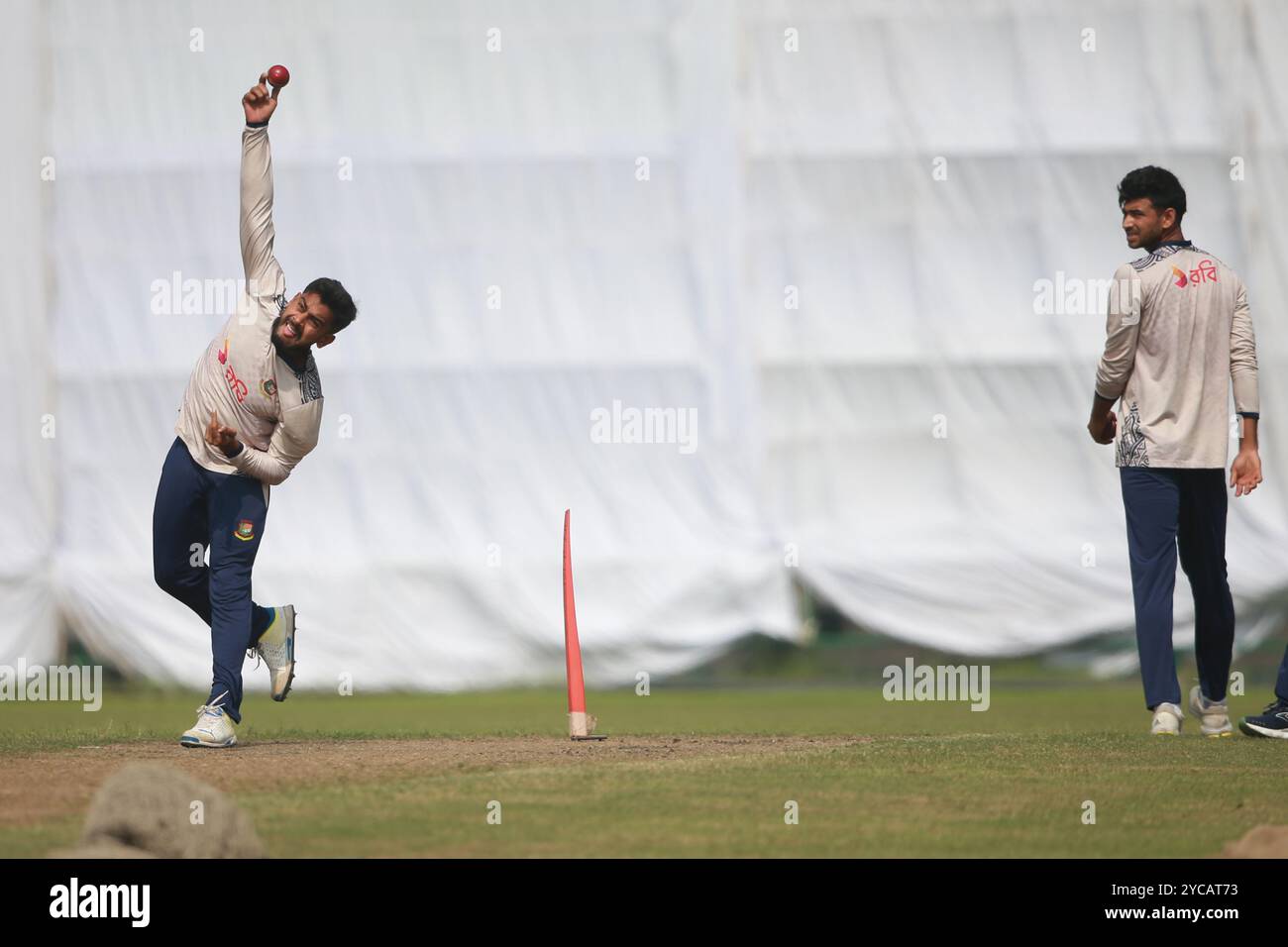 Bangladesh team attends practice session at the Sher-e-Bangla National ...