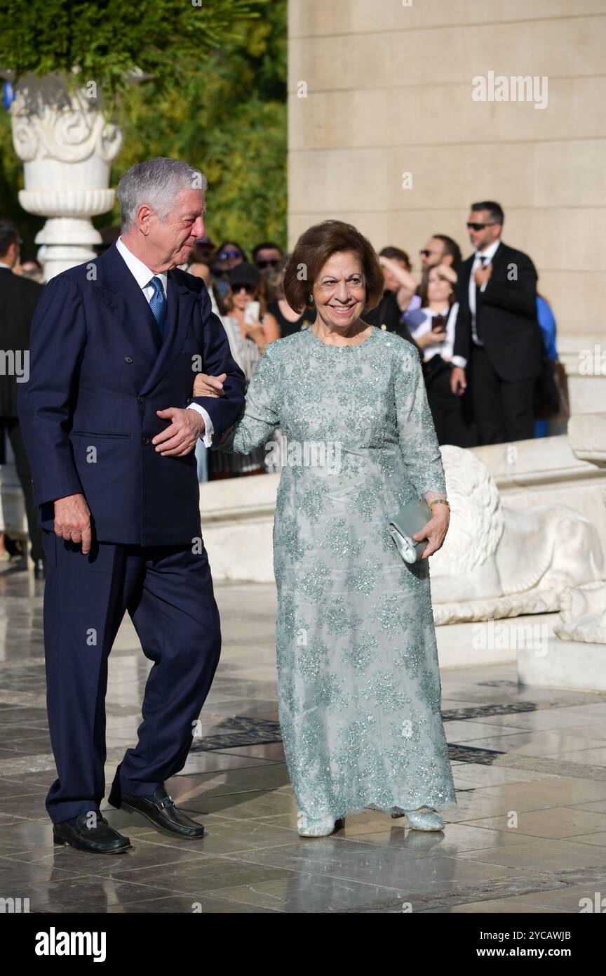 Athens, Greece. 28 September 2024. Crown Prince Alexander of Serbia and ...