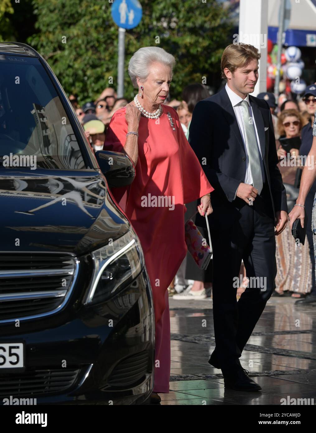 Athens, Greece. 28 September 2024. Princess Benedikte of Denmark ...