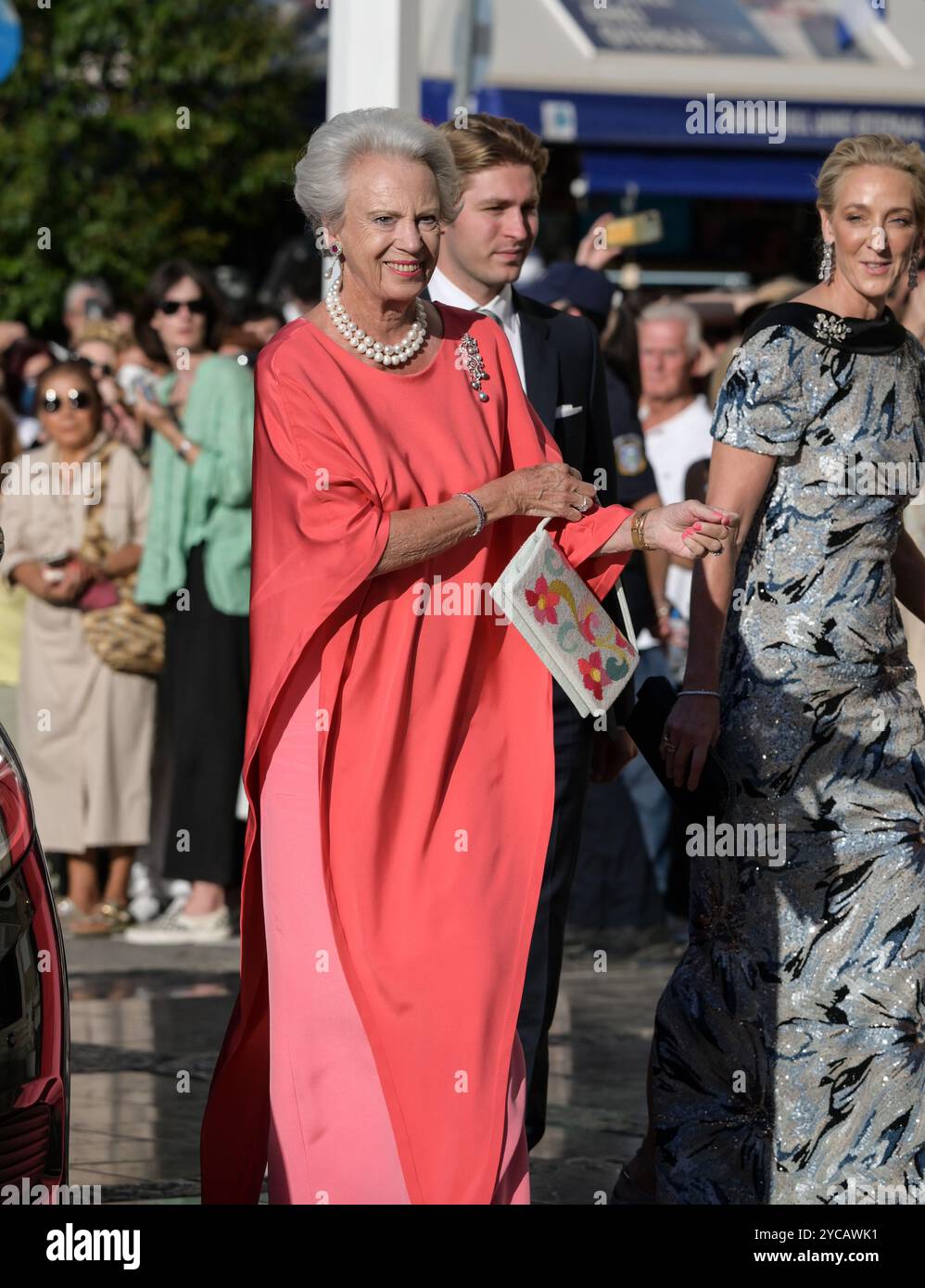 Athens, Greece. 28 September 2024. Princess Benedikte of Denmark ...